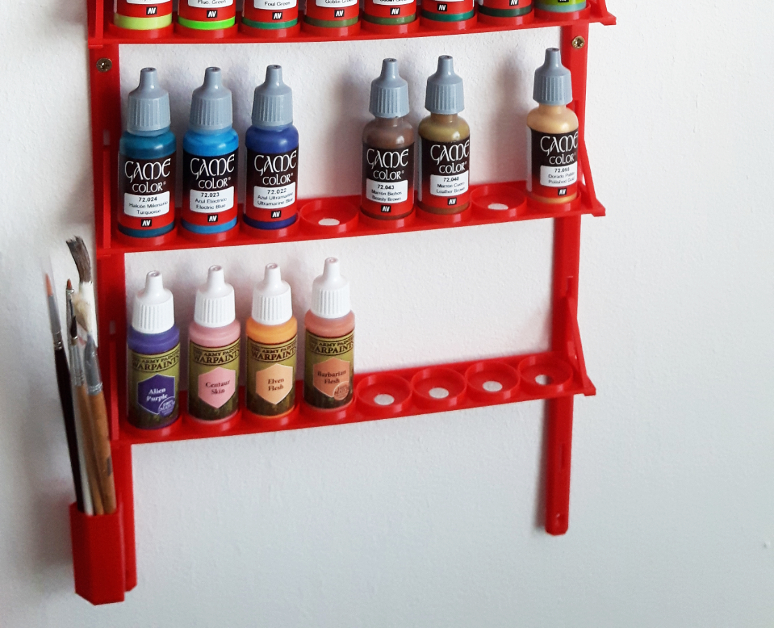 Free 3D file Paint rack for miniature paints・3D printing idea to ...