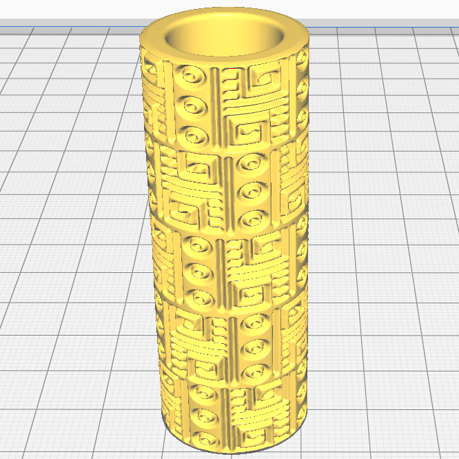 STL file Aztec figure POLYMERIC CLAY SEALS AND XPS FOAM FOR TEXTURES ...