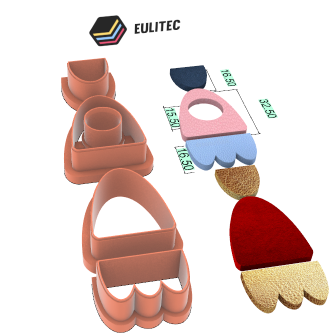 STL file Polymer clay cutter / organic bows / Lorren3d 💎・3D printing ...