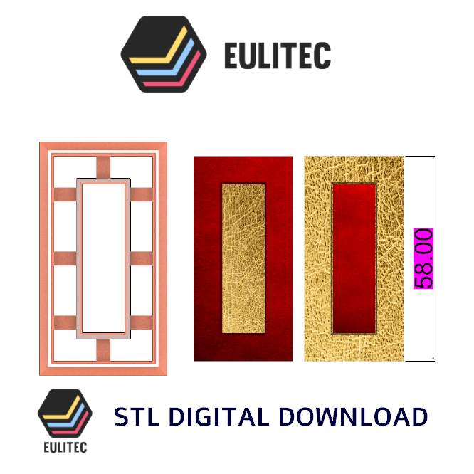 STL file Polymer clay cutter / rectangle shape and rectangle stamp ...