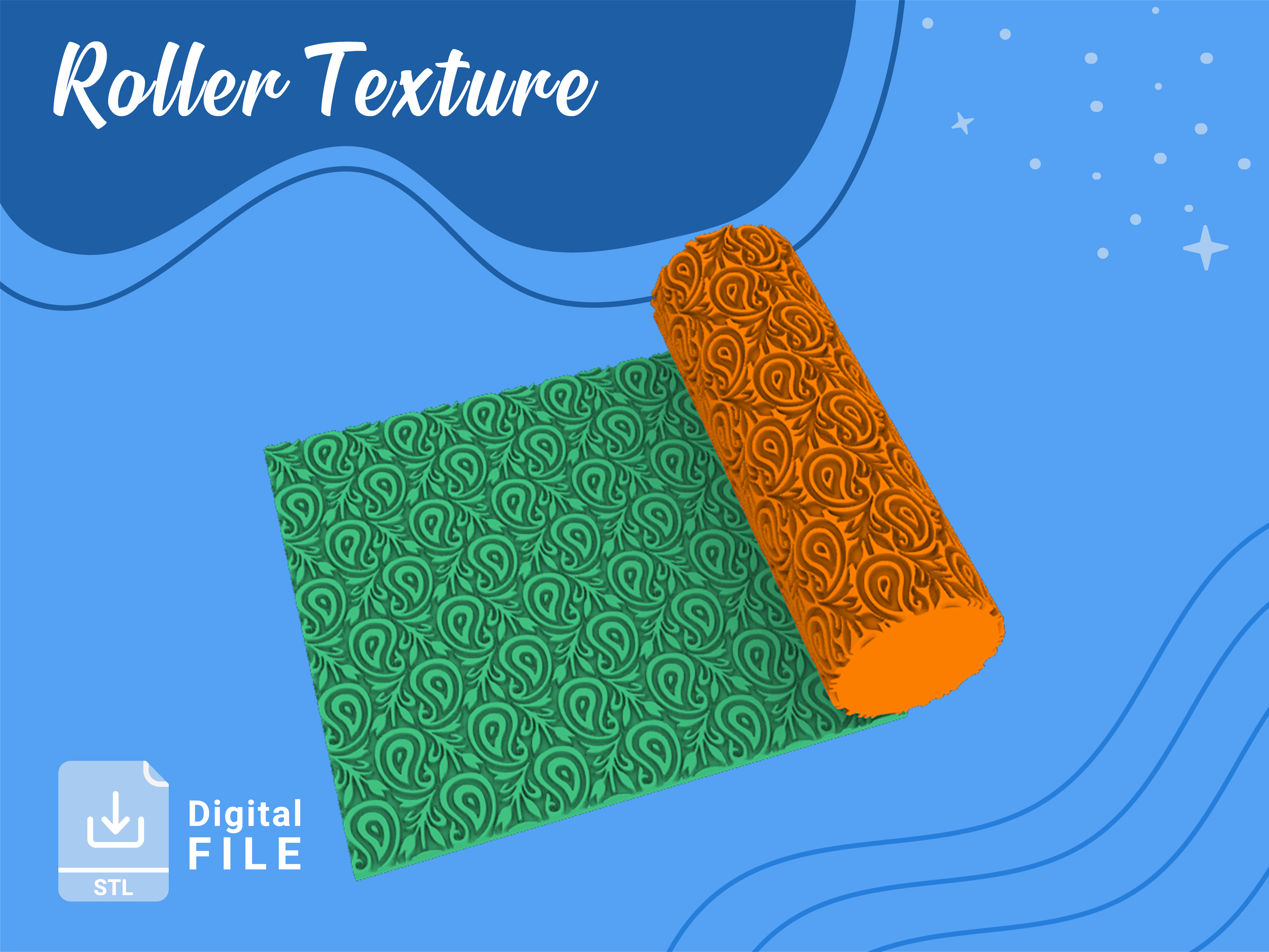 STL file ROLLER POLYMER CLAY/EULITEC.COM/CC/COPYRIGHTED LICENSE・3D ...