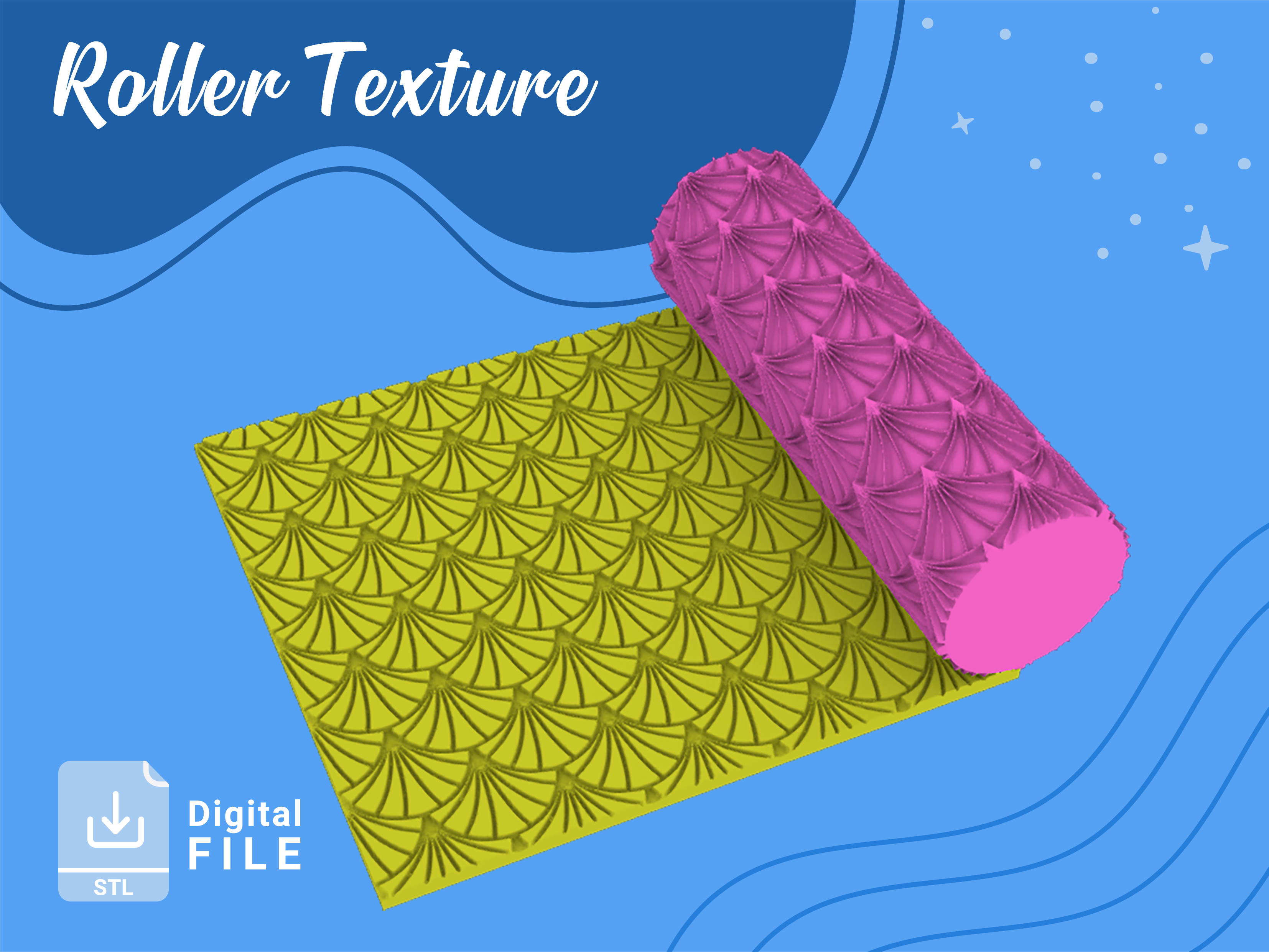 STL file ROLLER POLYMER CLAY/EULITEC.COM/CC/COPYRIGHTED LICENSE・3D ...