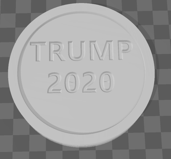 Free 3D file Trump 2020 coster・Object to download and to 3D print・Cults