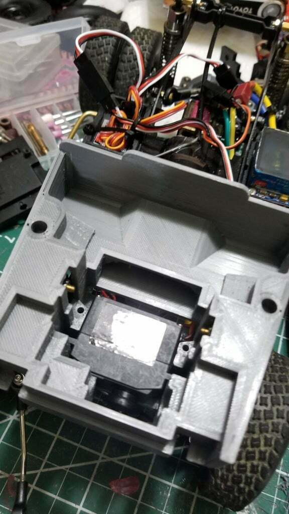 Free STL file WPL C44 project - engine bay tray・3D printing template to ...