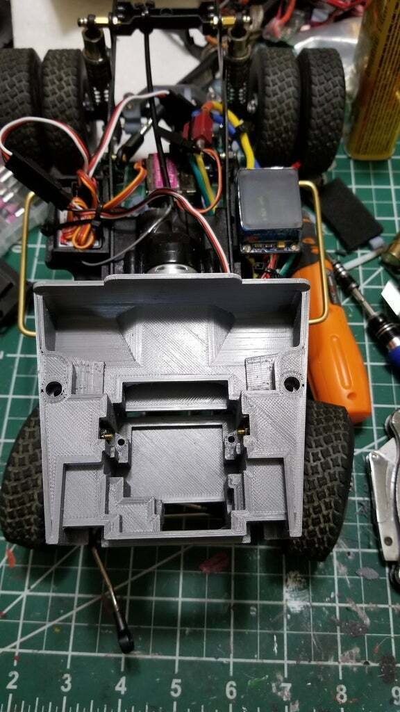 Free STL file WPL C44 project - engine bay tray・3D printing template to ...