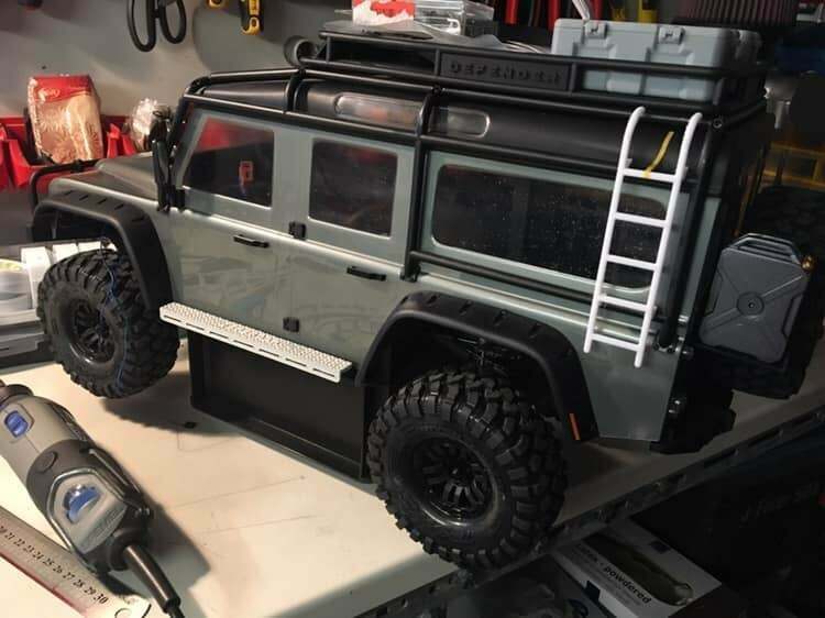 Free STL file TRX4 DEFENDER side steps・Model to download and 3D print・Cults