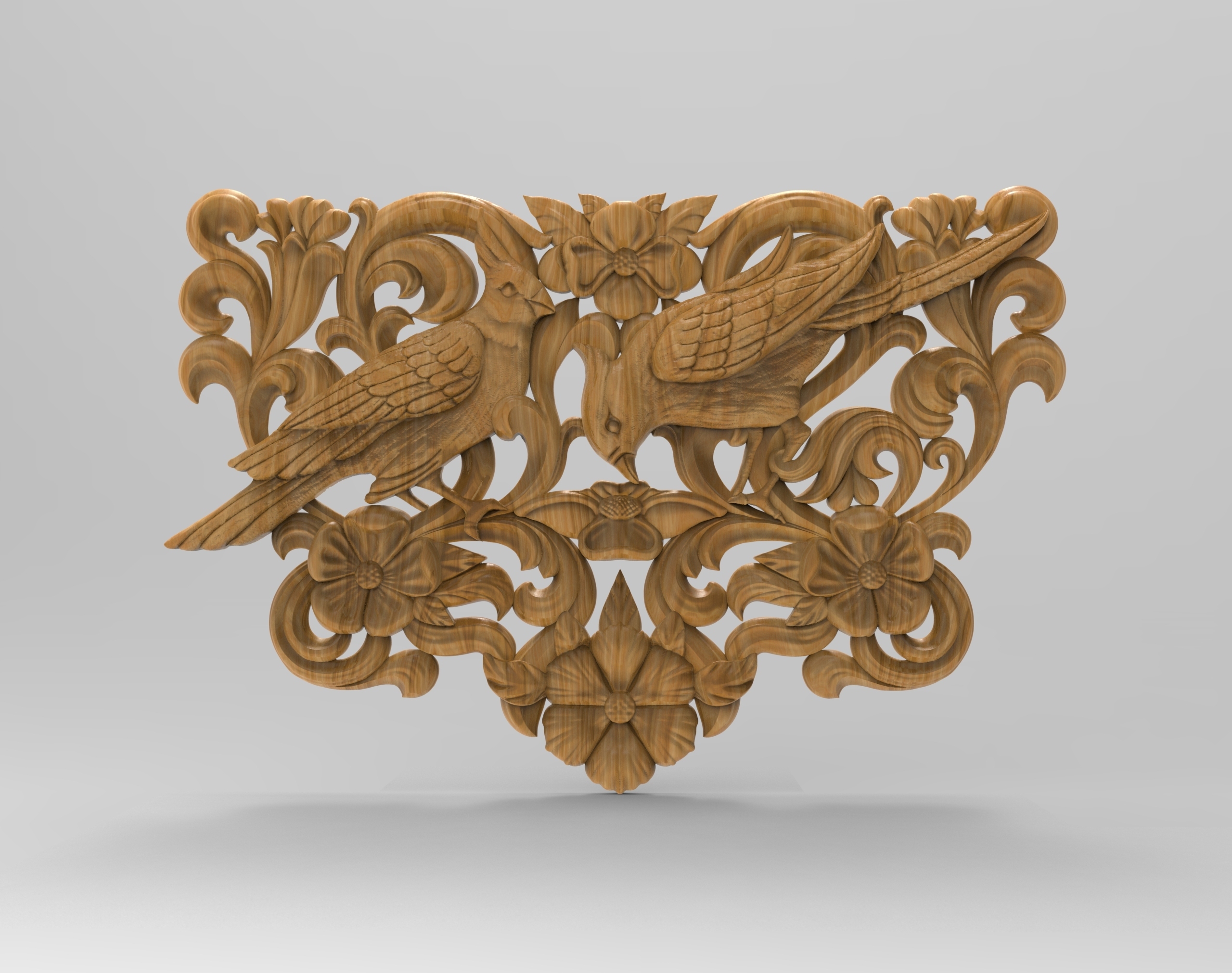 STL file 3Dmodel STL Birds Panel・3D printer model to download・Cults