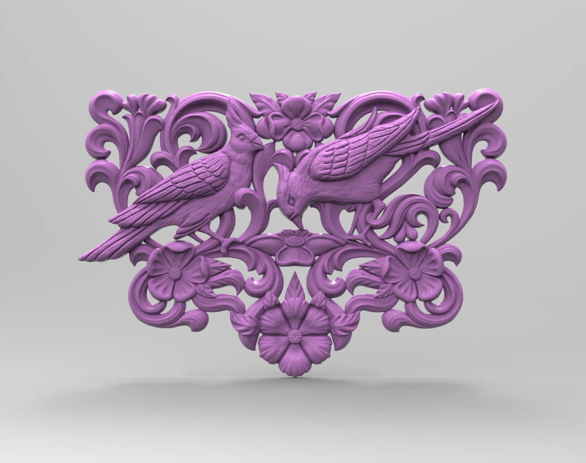 STL file 3Dmodel STL Birds Panel・3D printer model to download・Cults