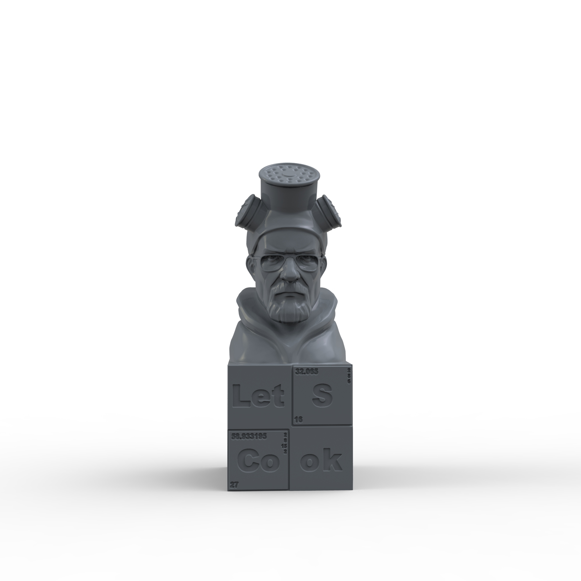 Fichier STL 3Dmodel STL Statuette Let's cook 🧑‍🍳・Design imprimable en ...