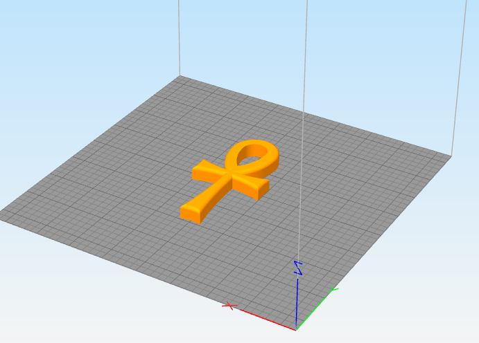 Free STL file Simple Ankh・3D print design to download・Cults