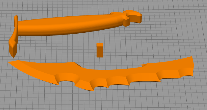 Free STL file simple Sung Jin Woo Knight Killer Dagger・3D printer model ...