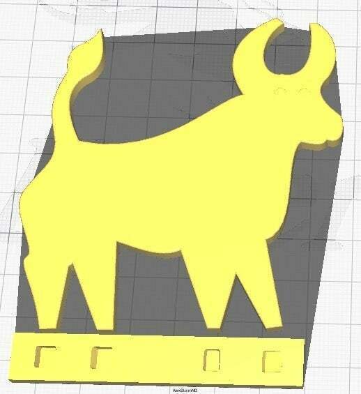 Free STL file Taurus sign・3D printing idea to download・Cults