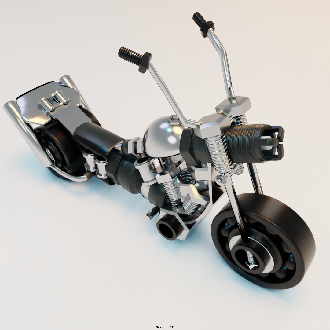 STL file Candle Motorcycle・Model to download and 3D print・Cults