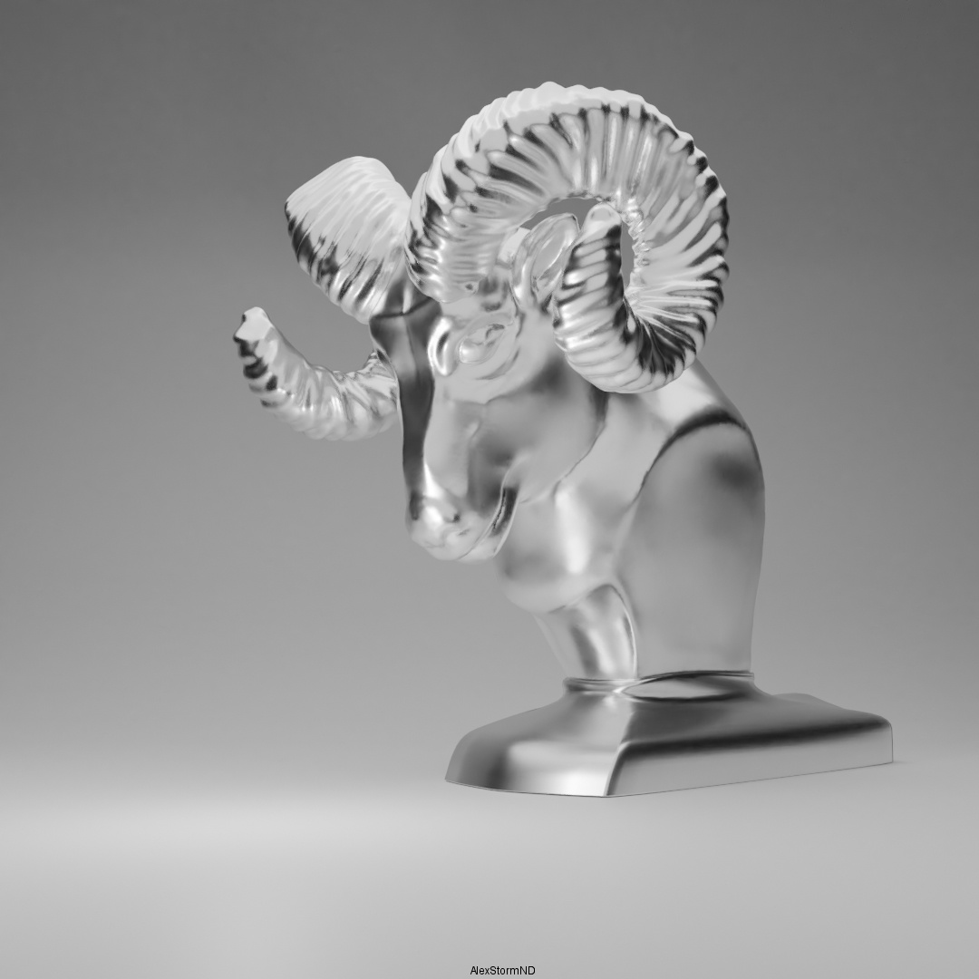 STL file VINTAGE DODGE RAM・3D printing idea to download・Cults