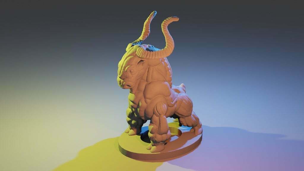 Free STL file Bull Star Taurus・3D printer design to download・Cults