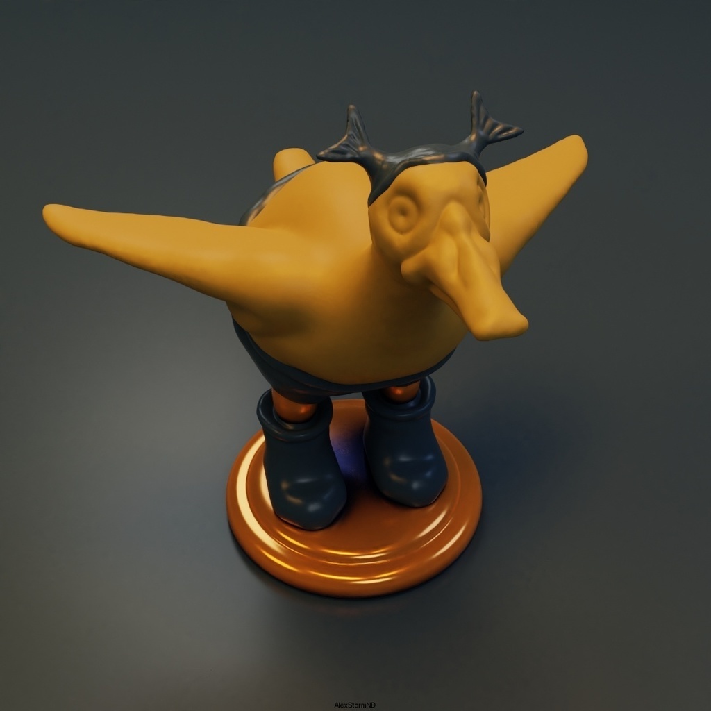 Free STL file The drake in boots・3D printable object to download・Cults