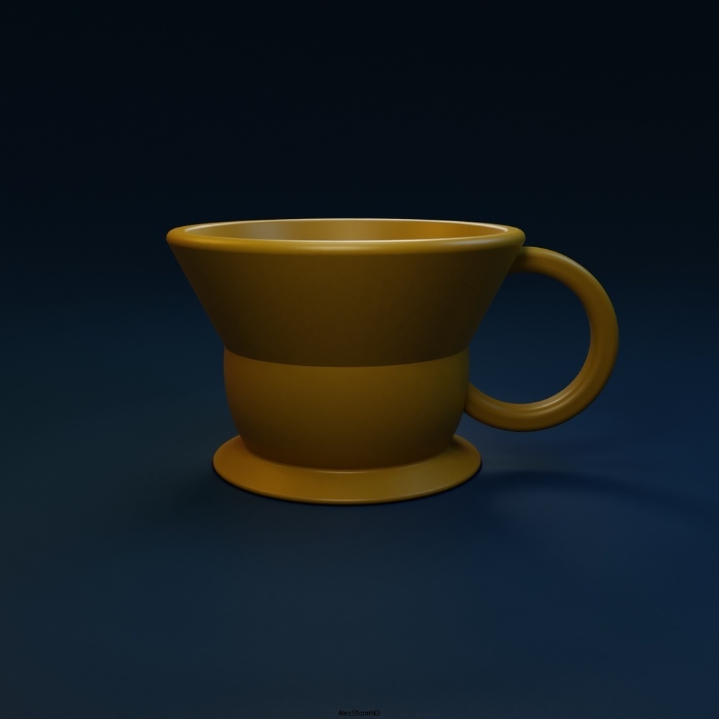 Бесплатный STL файл Chubby Mug・3D-печатная модель для загрузки・Cults