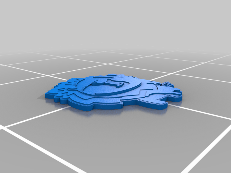 Free STL file Flat lion・3D printer design to download・Cults