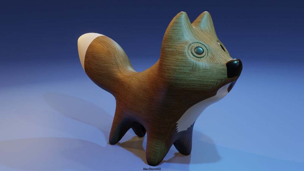 Free STL file Fox pup・3D printable model to download・Cults