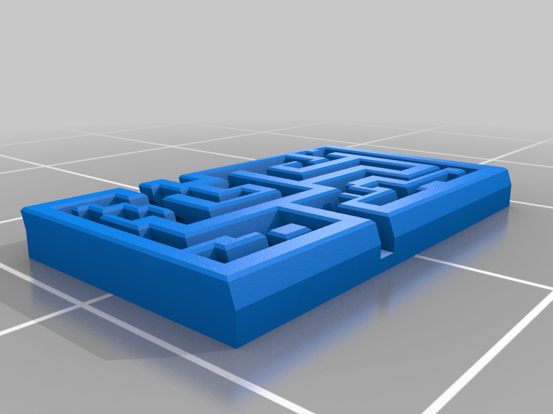 Free STL file Labyrinth of unevenness・3D print design to download・Cults