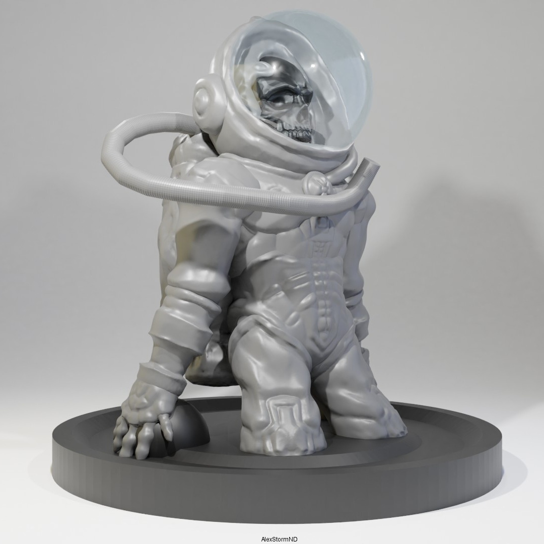 STL file Spaceman_V2・3D printable design to download・Cults