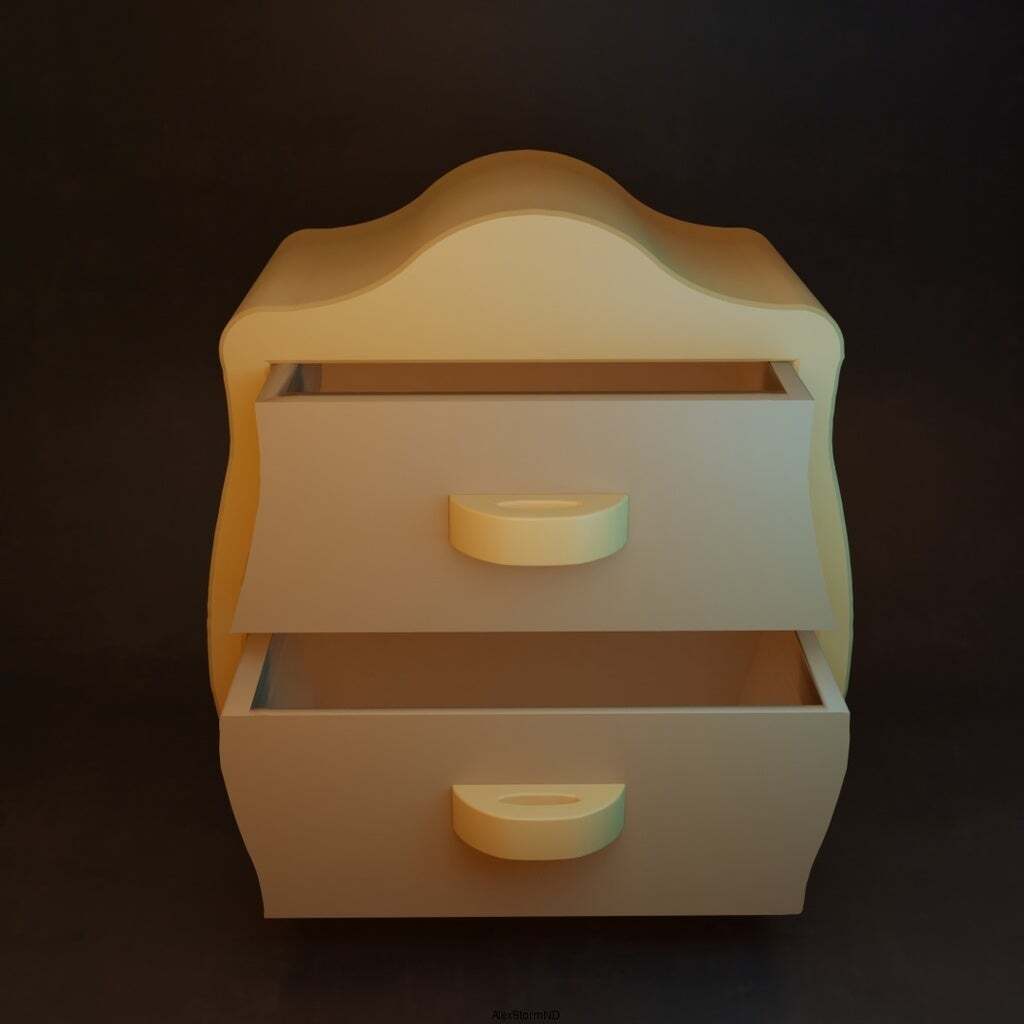 Free STL file Chest of drawers・3D print model to download・Cults