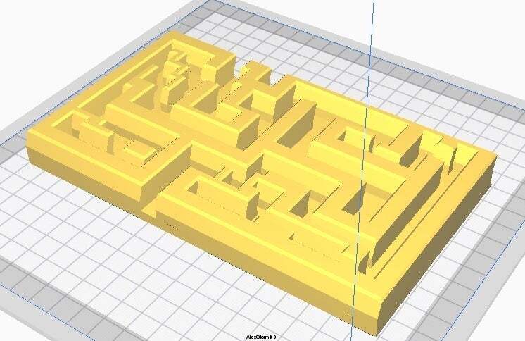 Free STL file Labyrinth of unevenness・3D print design to download・Cults