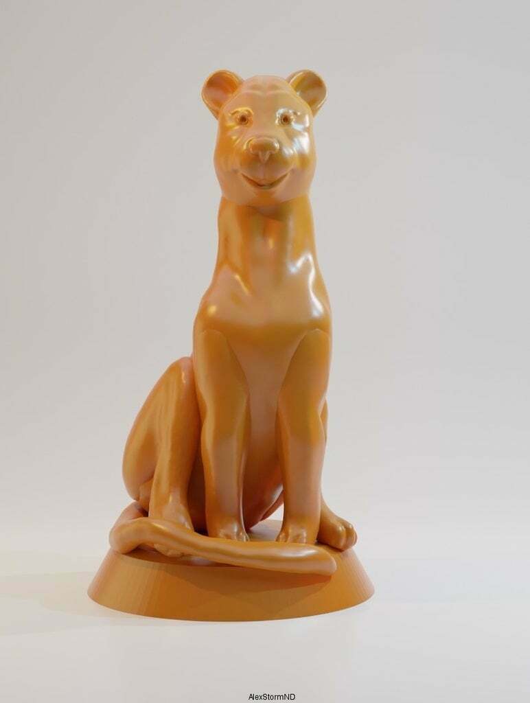 Free STL file Cheetah baby・3D print design to download・Cults