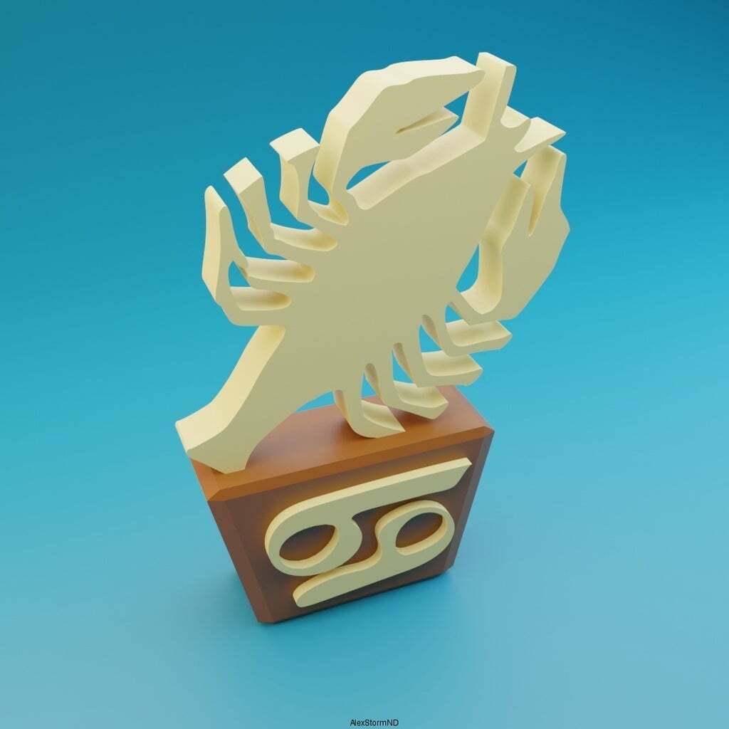 Free STL file Cancer・3D printer design to download・Cults