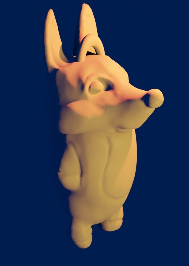 STL file Baby corgi - keychain・3D printable design to download・Cults