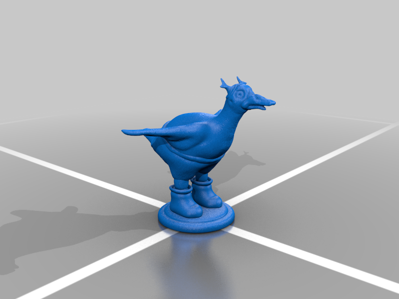 Free STL file The drake in boots・3D printable object to download・Cults