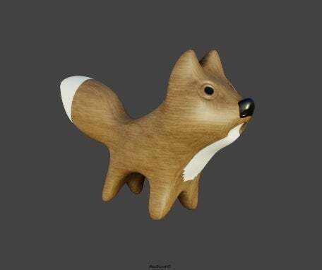 Free STL file Fox pup・3D printable model to download・Cults