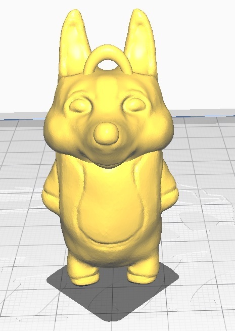 STL file Baby corgi - keychain・3D printable design to download・Cults