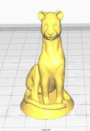 Free STL file Cheetah baby・3D print design to download・Cults