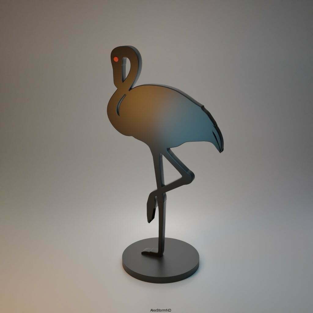 Free STL file Flamingo 🦩・3D printing model to download・Cults