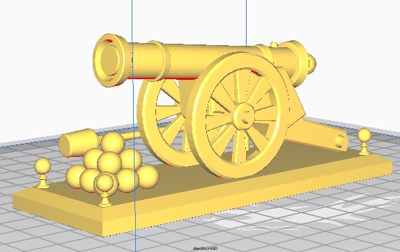 STL file Cannon・3D printable model to download・Cults