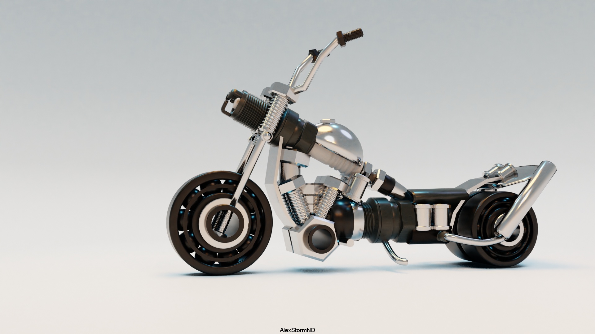 STL file Candle Motorcycle・Model to download and 3D print・Cults