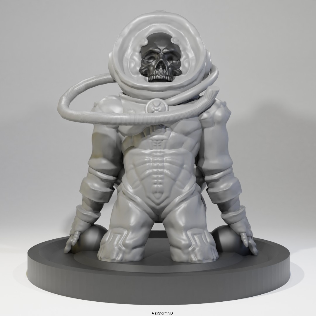 STL file Spaceman_V2・3D printable design to download・Cults