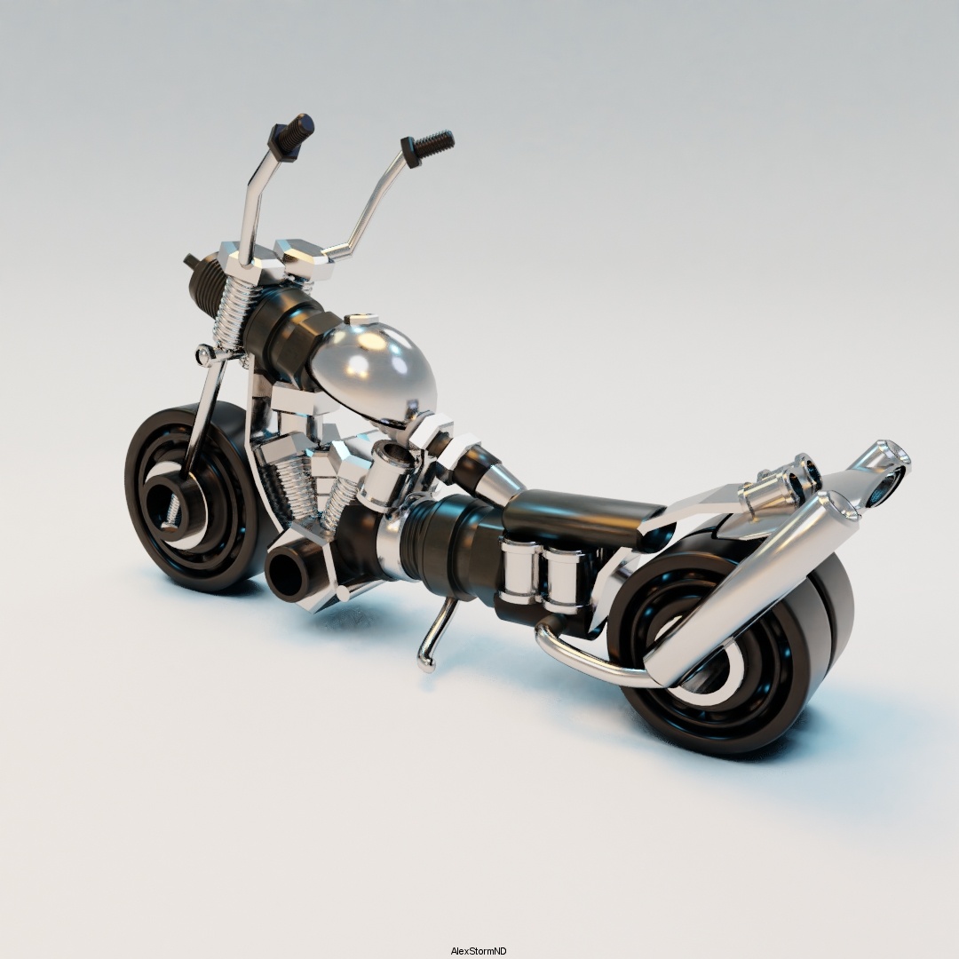 STL file Candle Motorcycle・Model to download and 3D print・Cults