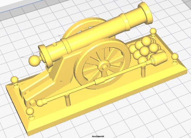 Fichier STL Canon 🗿・Design pour impression 3D à télécharger・Cults