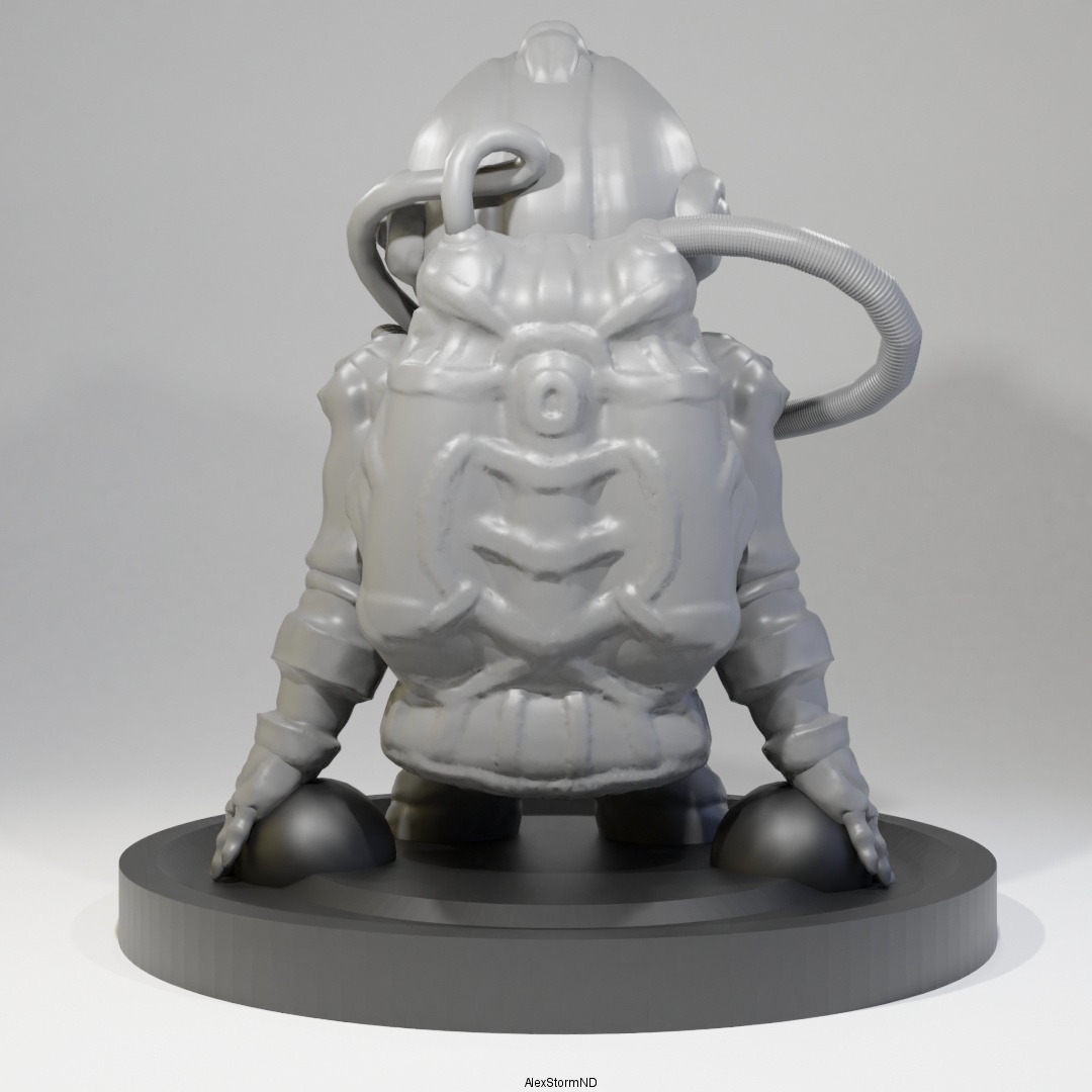 STL file Spaceman_V2・3D printable design to download・Cults