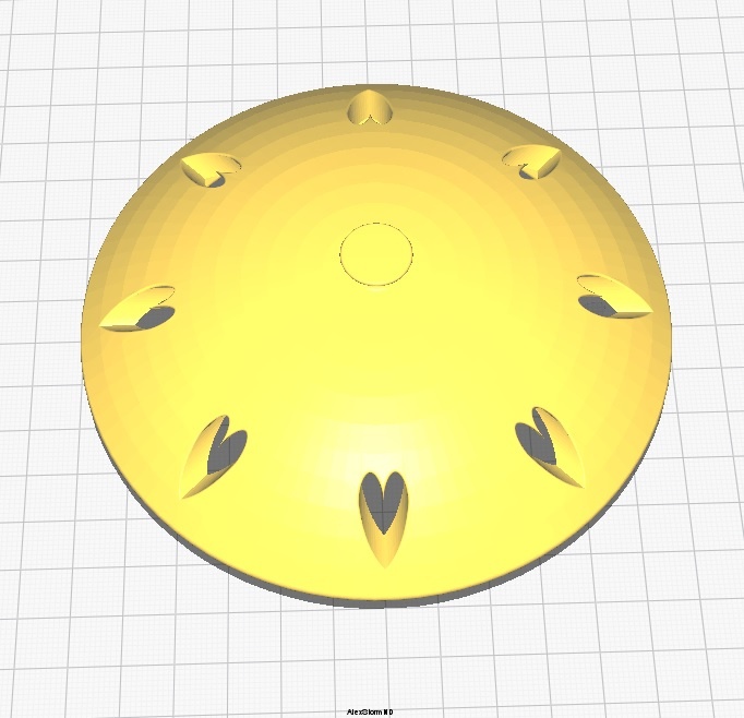 3D file Candy bowl Heart and Rose・Model to download and 3D print・Cults