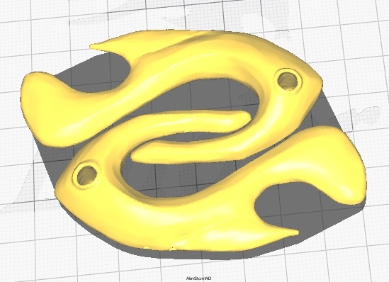 STL file Pisces zodiac sign・Template to download and 3D print・Cults