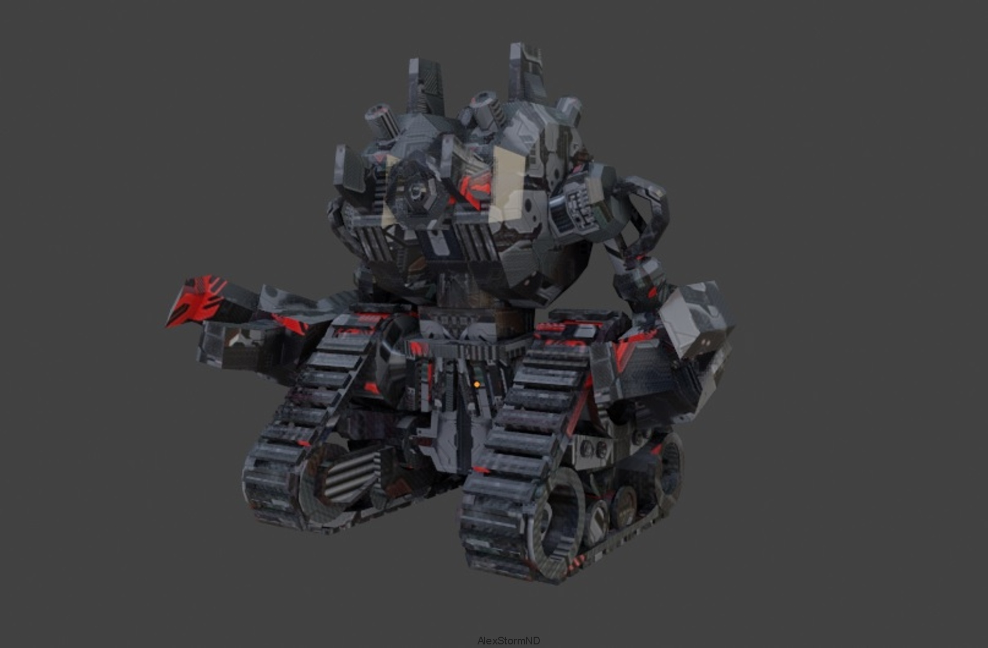 STL file ND_R Robot Sentry・3D printable model to download・Cults