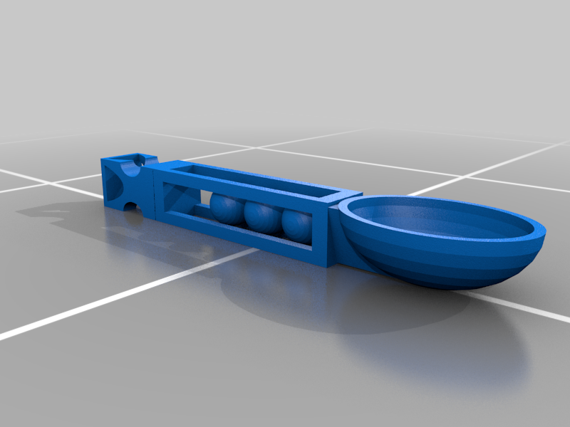 Free STL file Rattle spoon 🥄・3D printer model to download・Cults