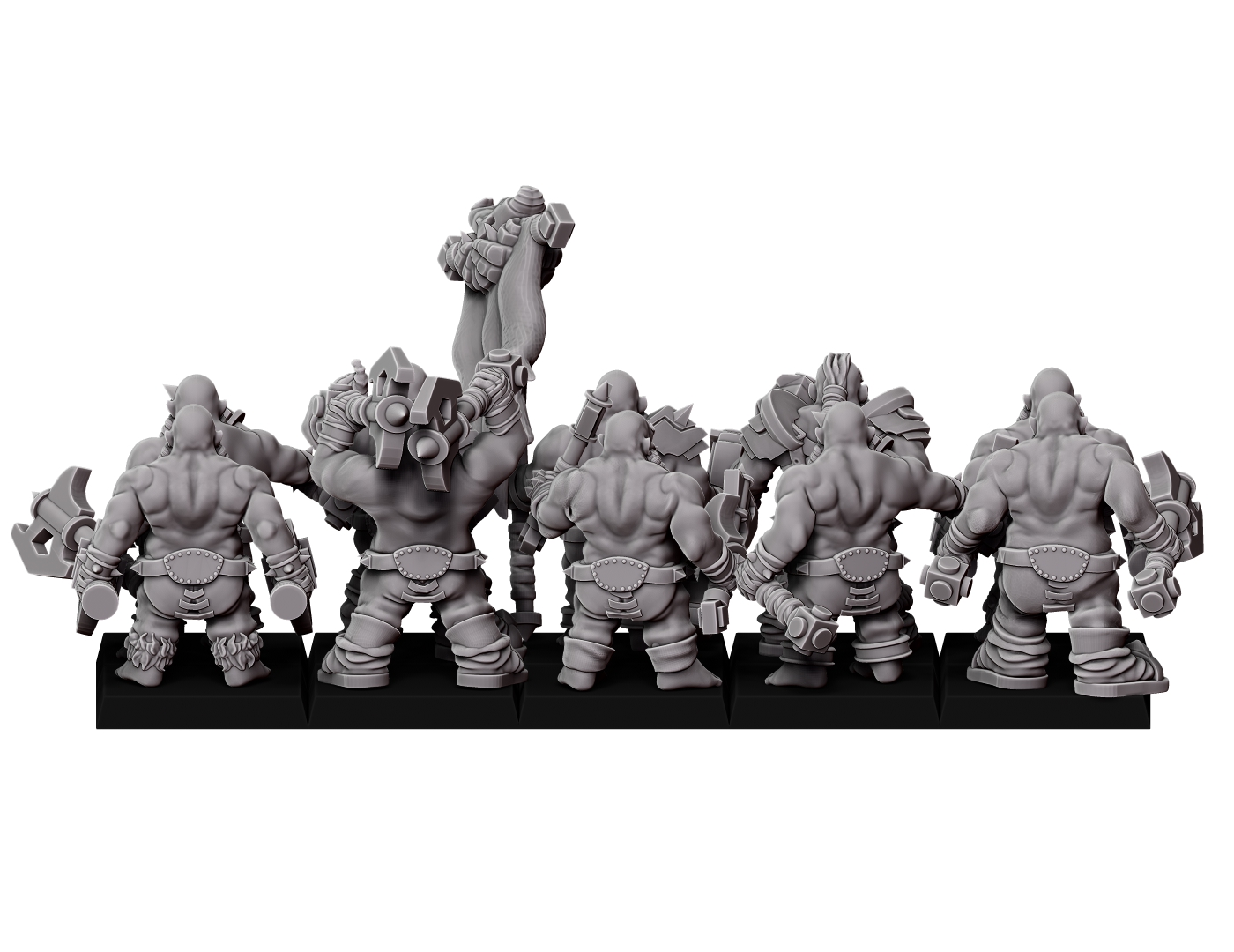 STL file Chaos Dwarfs Warriors ⚔️・3D printable model to download・Cults