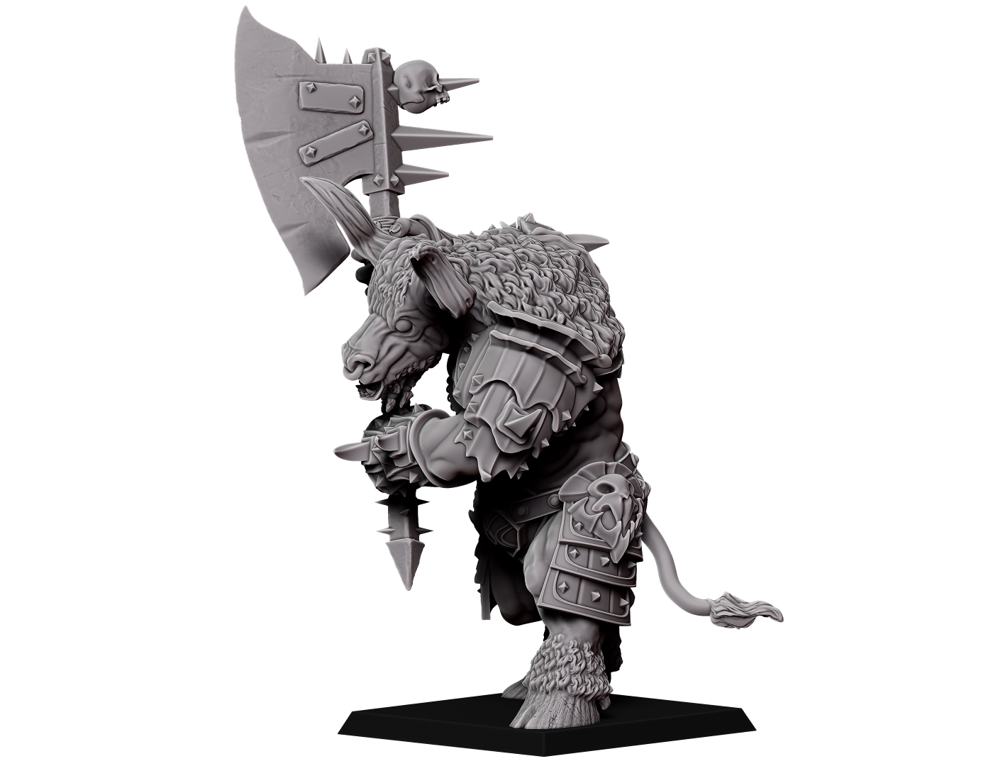 STL file Doombull of Beastmen・3D print design to download・Cults