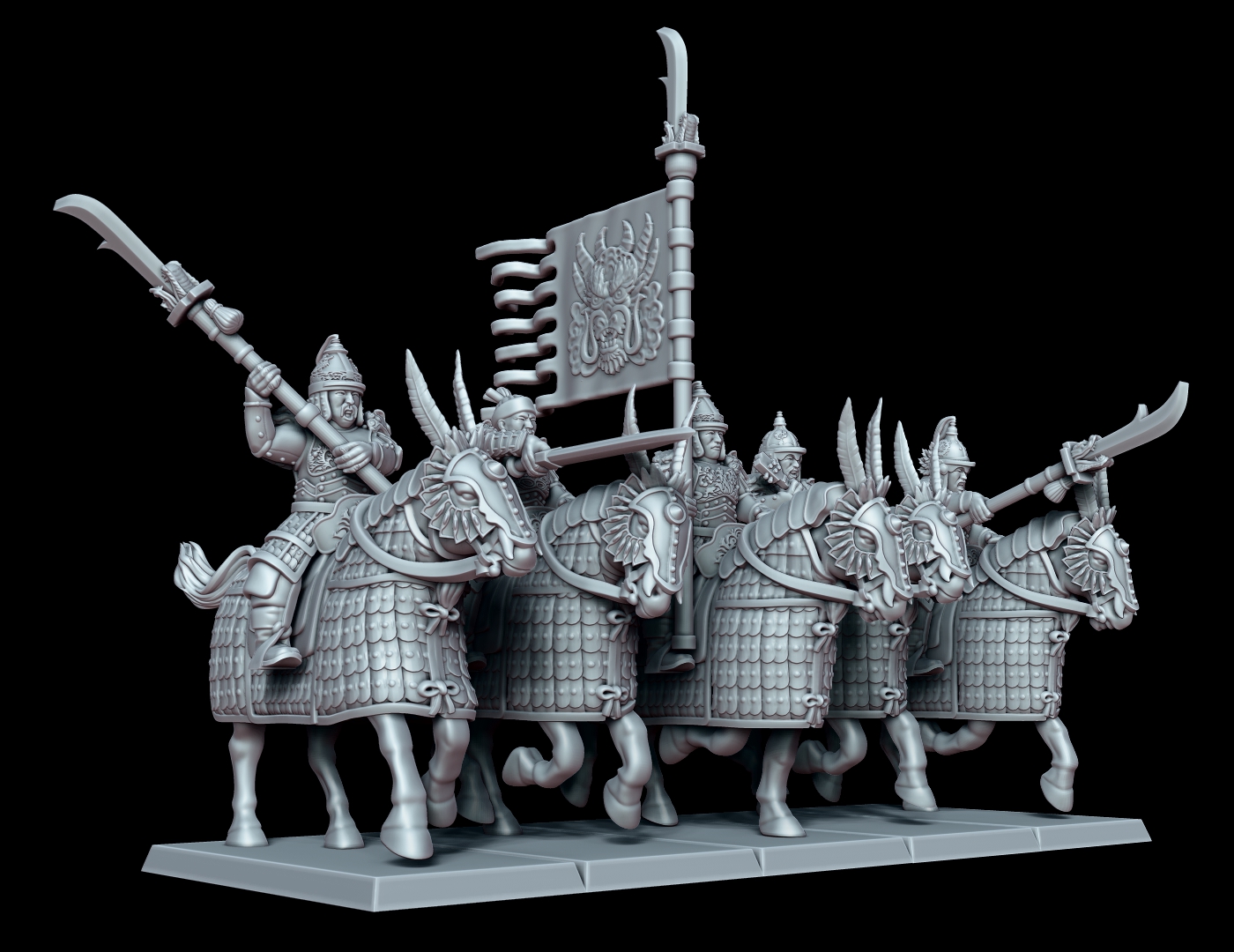 STL file Regiment Horsemen of the Celestial Empire. ⚔・3D printer design ...