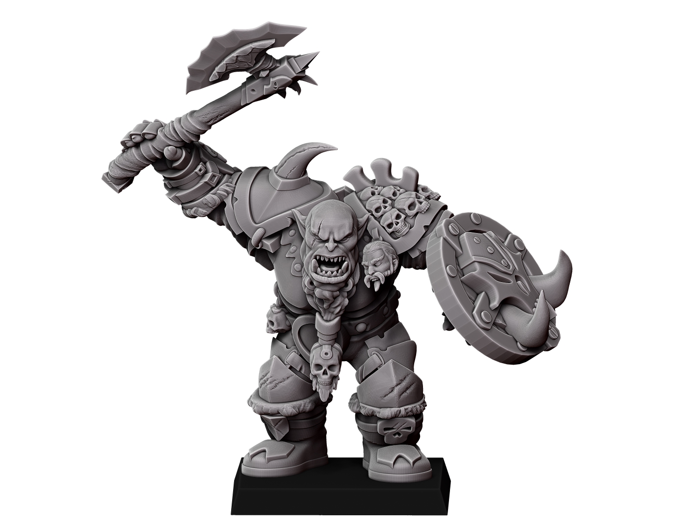 STL file Ork Boss・3D printable design to download・Cults
