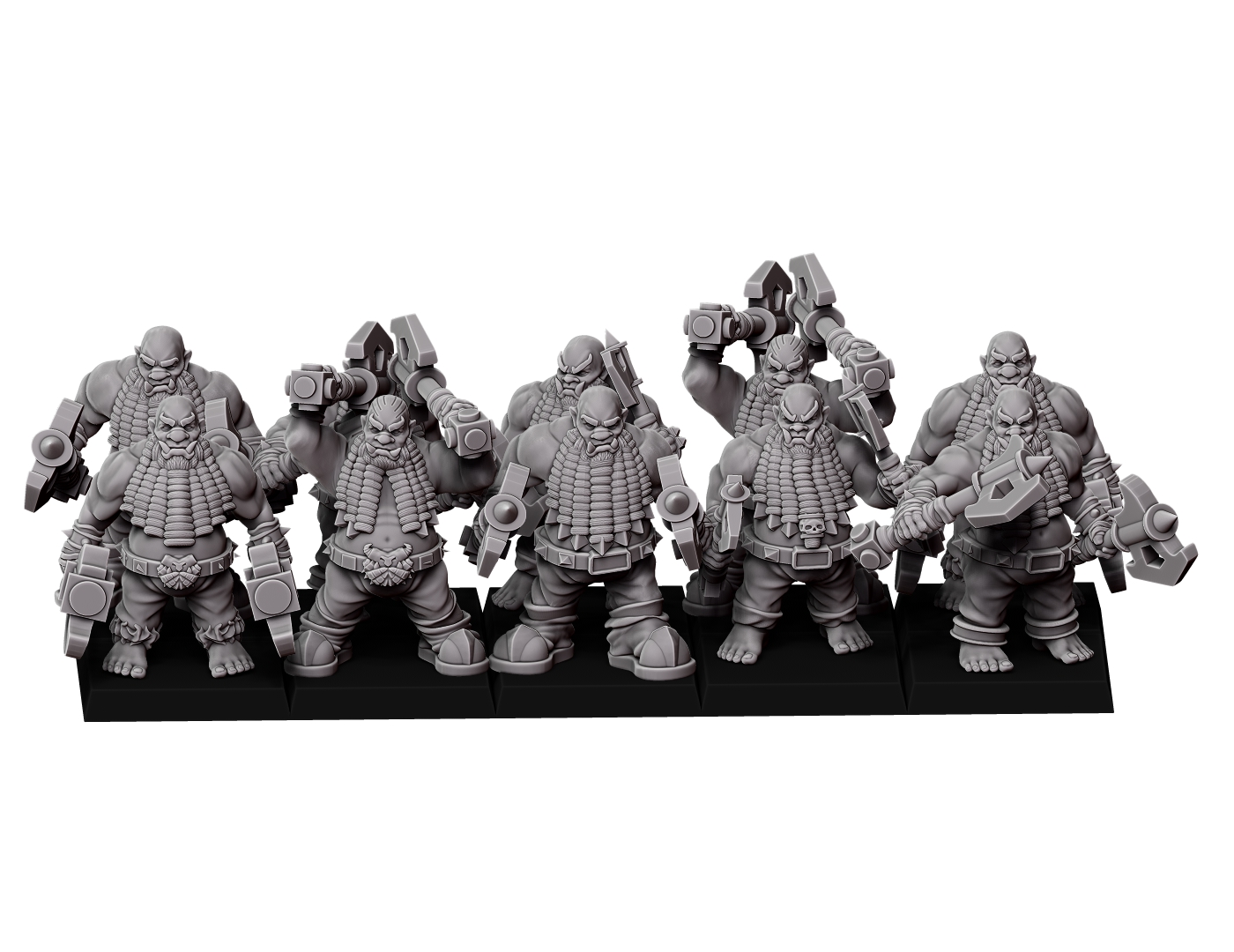 STL file Chaos Dwarfs Warriors ⚔️・3D printable model to download・Cults